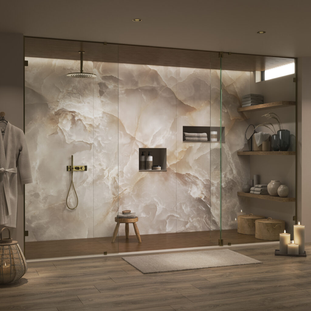 Onyx Sand Bathroom Wall Panels – Showerwall
