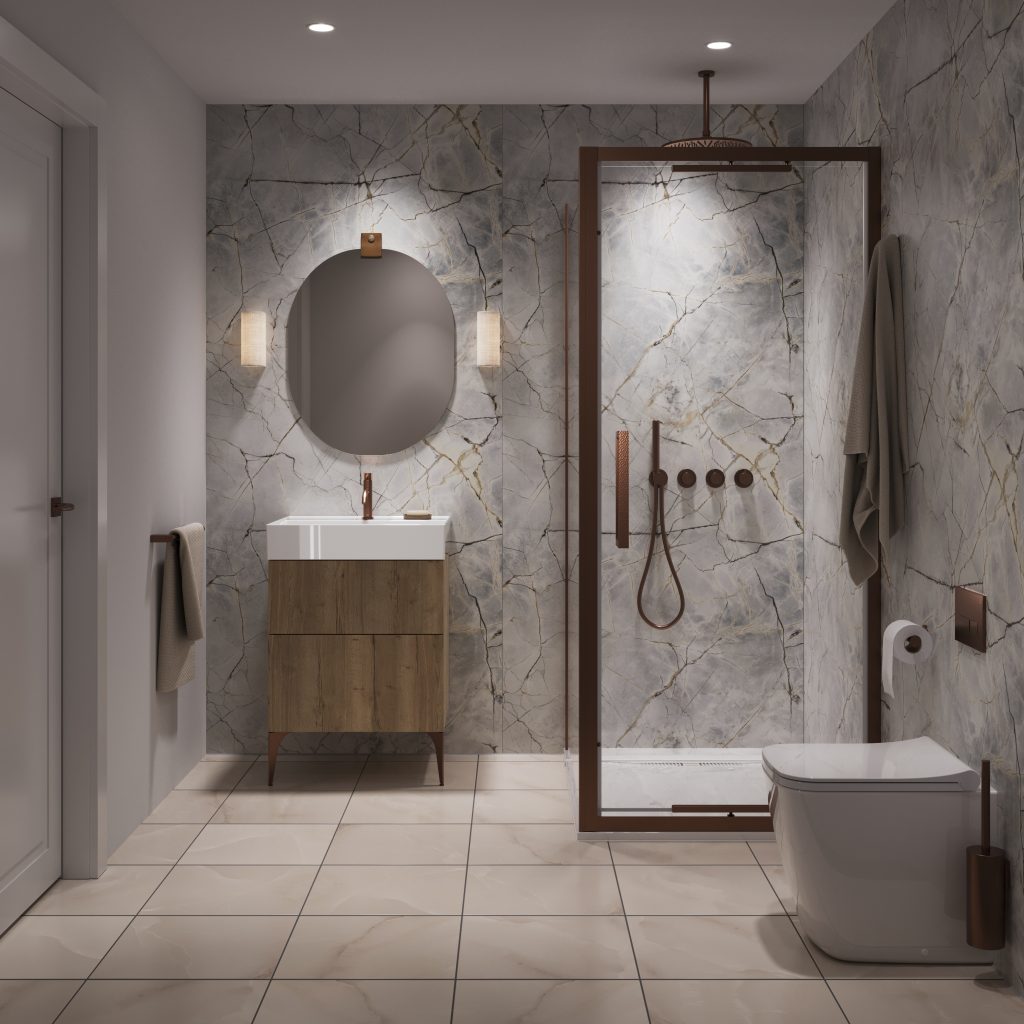 Roma Marble Bathroom Wall Panels